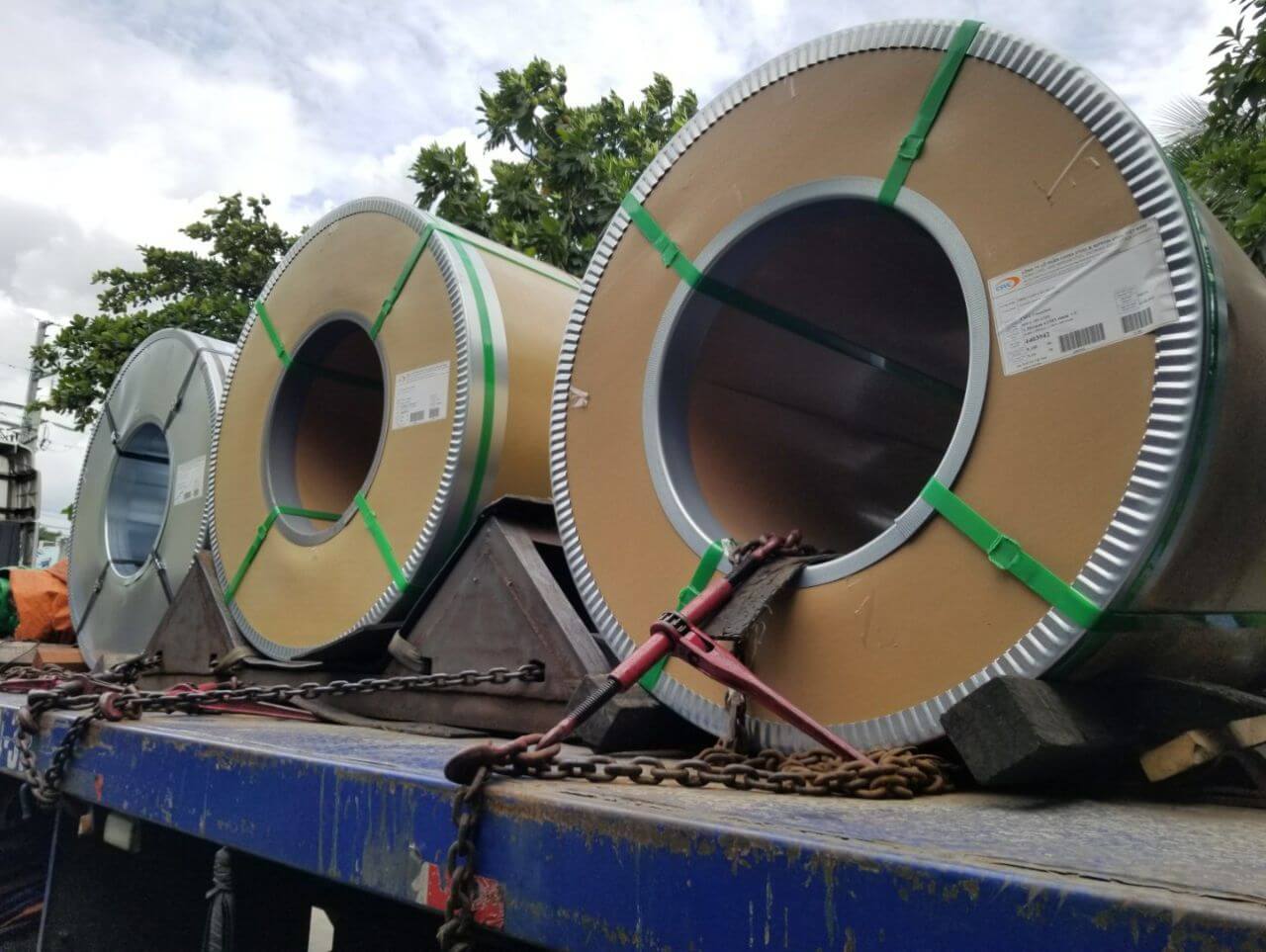 Tôn Cuộn Thép Tấm Mạ Kẽm Sumikin CSVC China Steel & Nippon Steel