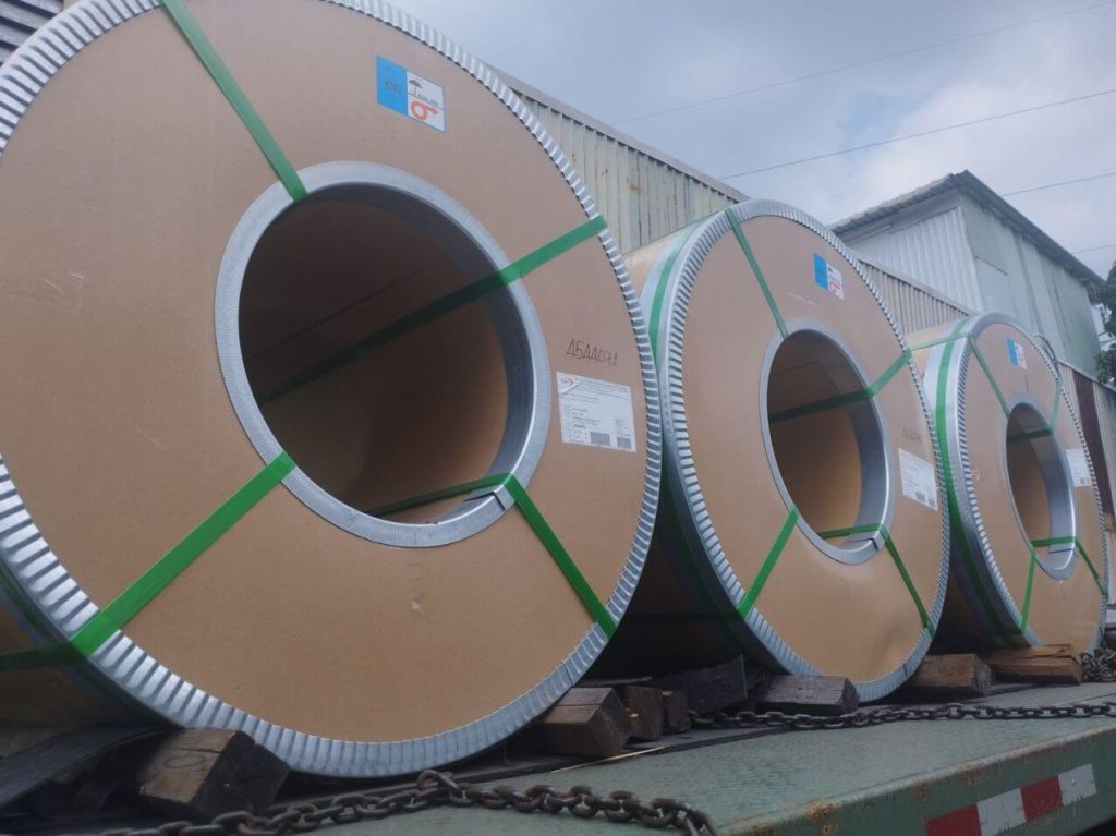 Tôn Cuộn Thép Tấm Mạ Kẽm Sumikin CSVC China Steel & Nippon Steel