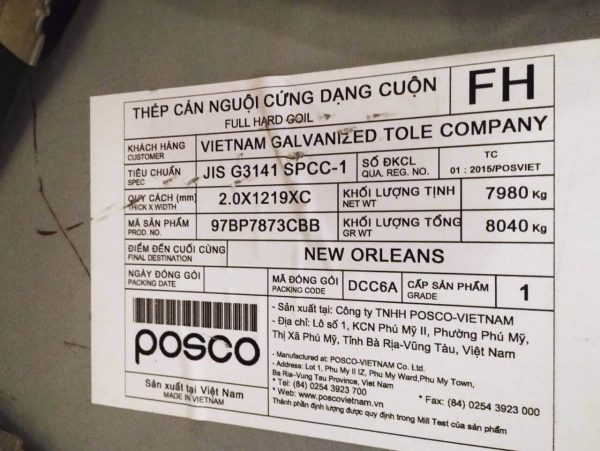 Tôn Cuộn Thép Tấm Cán Nguội Cold Rolled Spcc-Sd Spcd-Sd Spce-Sd CSP3E ...