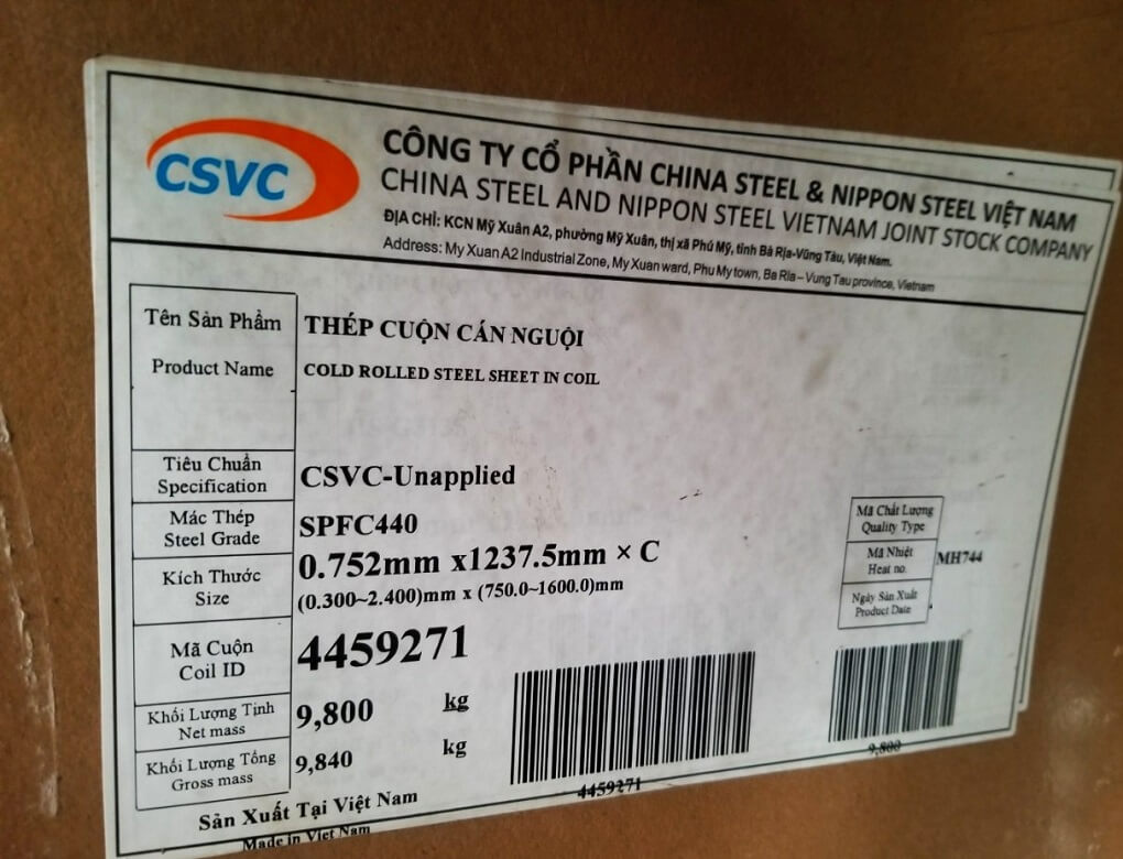 Giá Bán Tôn Cuộn Thép Tấm Cán Nguội Cứng Cold Rolled Full Hard Low Carbon Sumikin Csvc ASCR Spcc ...