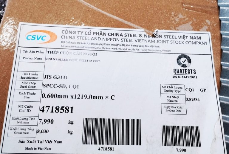 Giá Bán Tôn Cuộn Thép Tấm Cán Nguội Mềm Dẻo Vuốt Thúc Siêu Sâu Sumikin ...