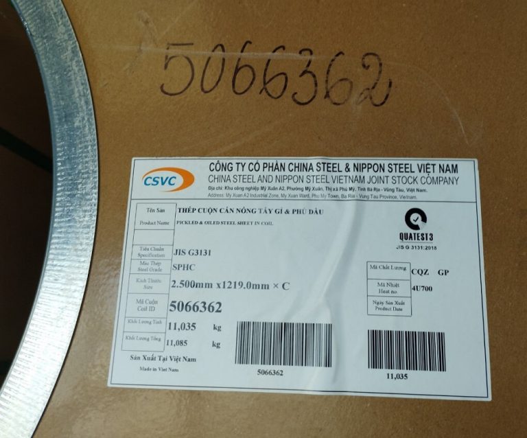 Giá Bán Tôn Cuộn Thép Tấm Cán Nóng Tẩy Gỉ Phủ Dầu PO HOT ROLLED Pickle Oiled Sumikin CSVC SPHC ...