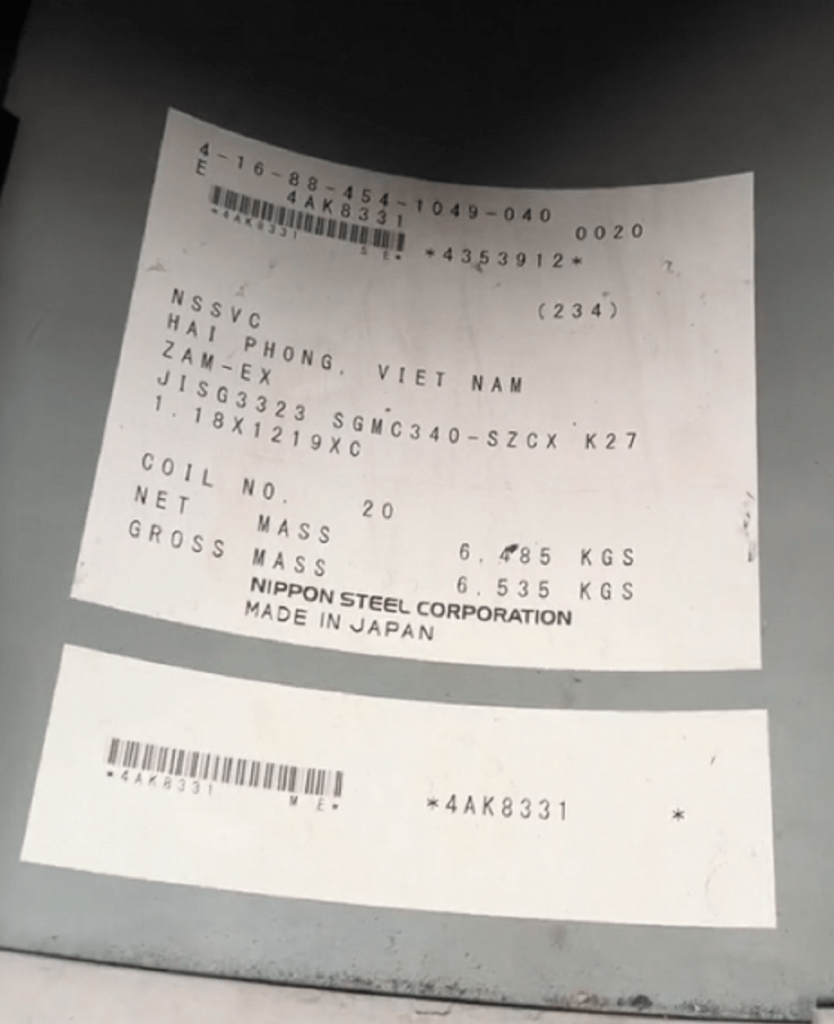 Giá Bán Tôn Cuộn Thép Tấm Mạ Kẽm Zam Nippon Steel Nhật Dày 1.18 mm 1.15 Li 1.2 Ly Mác Thép Sgmcc ...